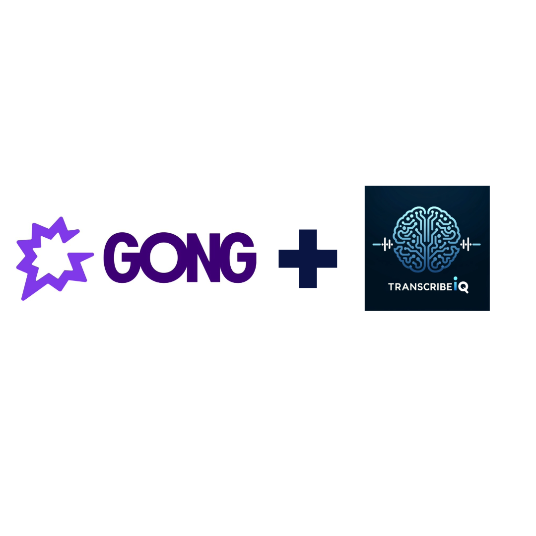TranscribeIQ Announces Gong Integration and Partnership - TranscribeIQ